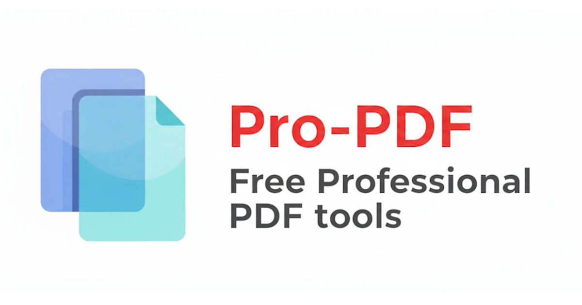 Pro-PDF - Free Online PDF Tools | Merge, Split, Convert & Compress PDFs